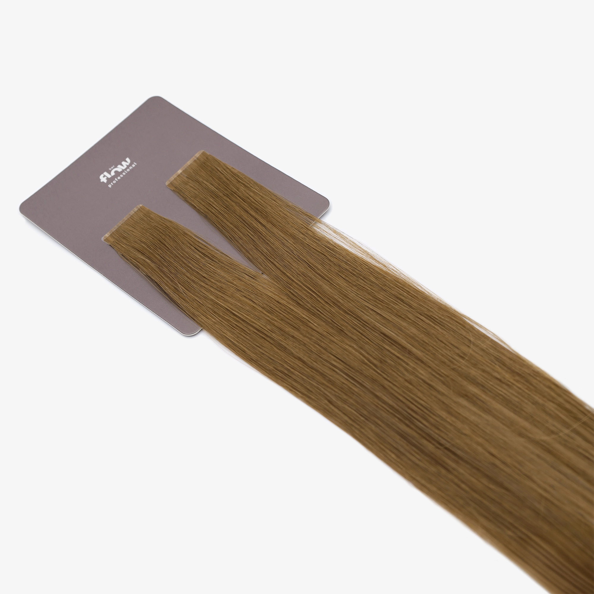 tape on natural human hair extensions her flow PRO TAPE 3 CM - color 7 ...